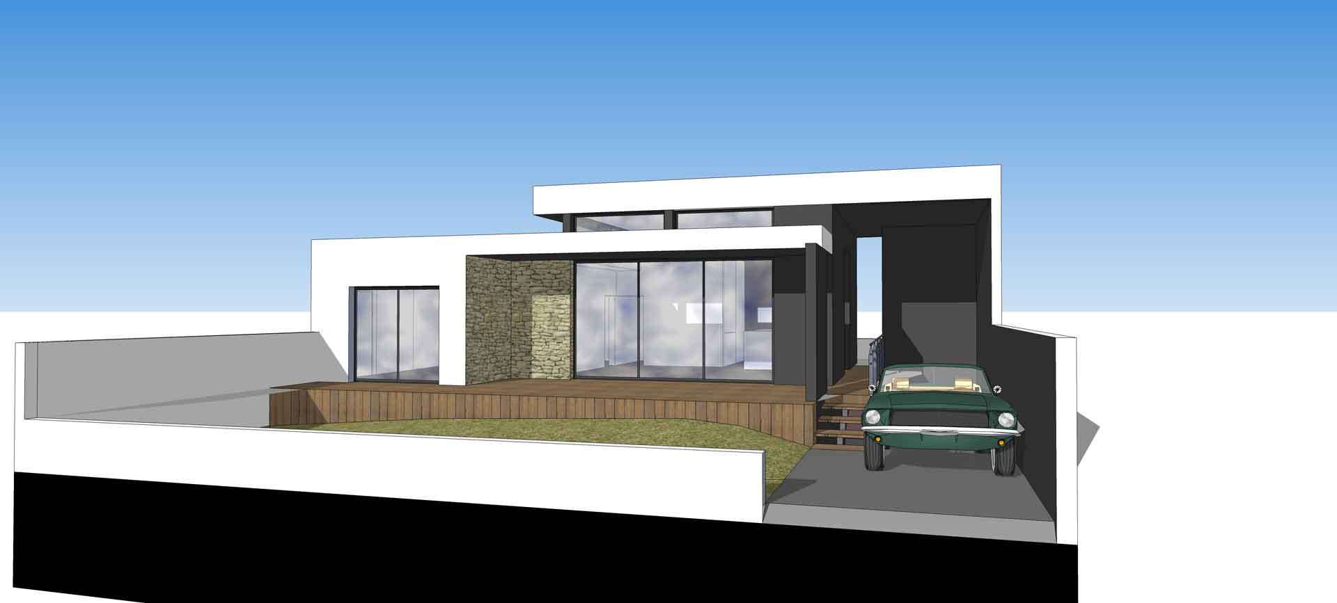 Villa individuelle plain pied | Une construction MUSTANG Architecture