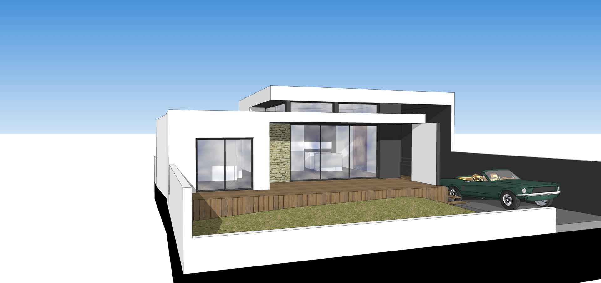 Villa individuelle plain pied | Une construction MUSTANG Architecture